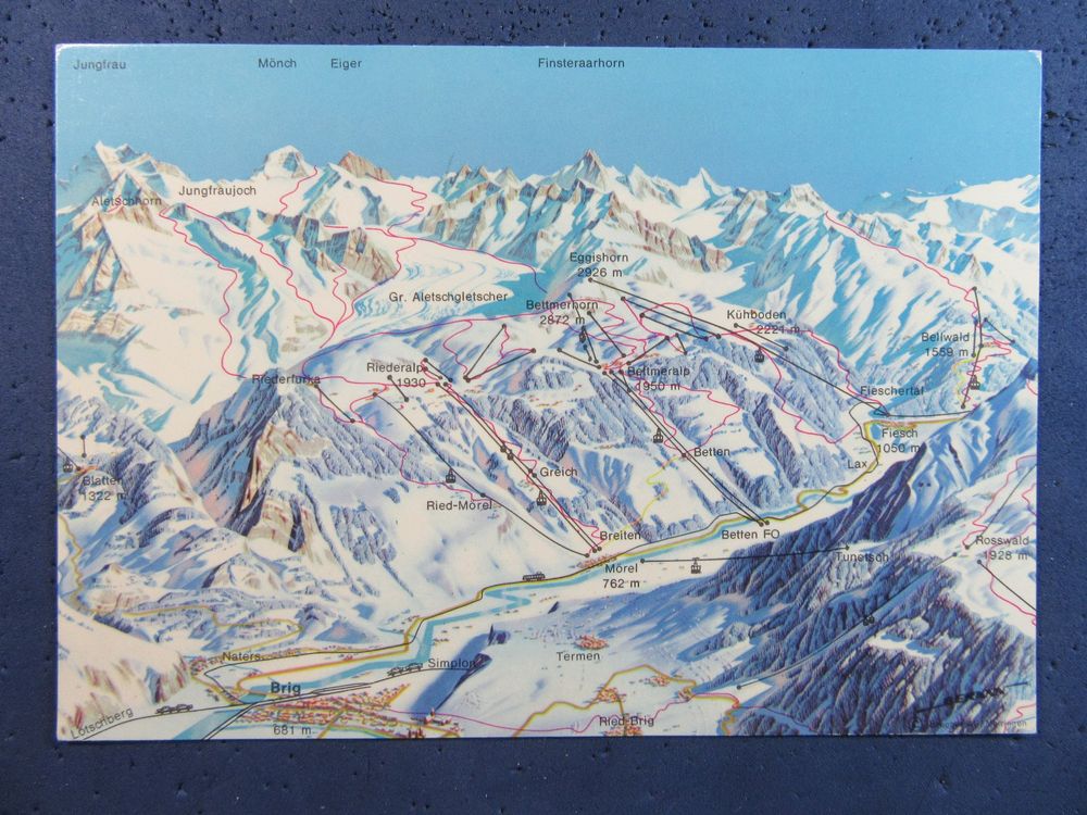 BRIG VS VOGELSCHAU SKI-LIFT BERGBAHNEN SCHNEE | Kaufen auf Ricardo