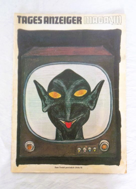 Tages Anzeiger Magazin 1973 / Bernhard Luginbühl, Sibalco ua | Kaufen ...