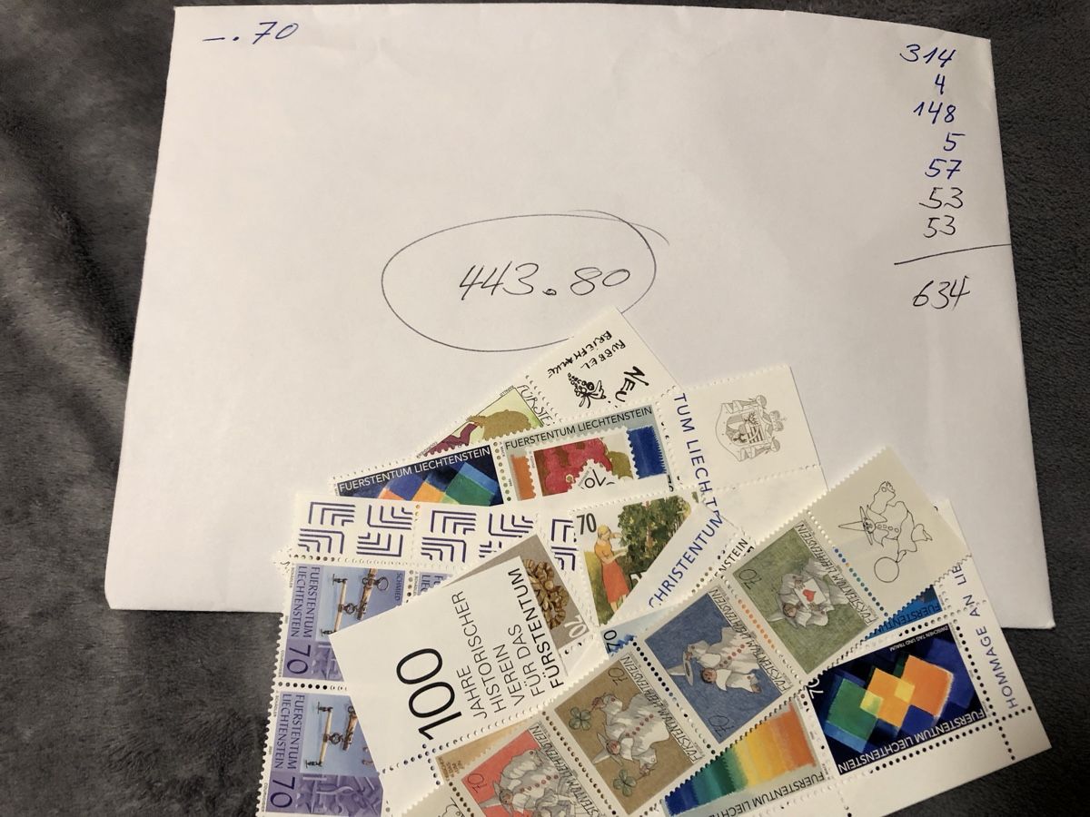 Frankaturware Lichtenstein (Neu (gemäss Beschreibung)) in Grafenort für CHF 140 – mit Lieferung ...