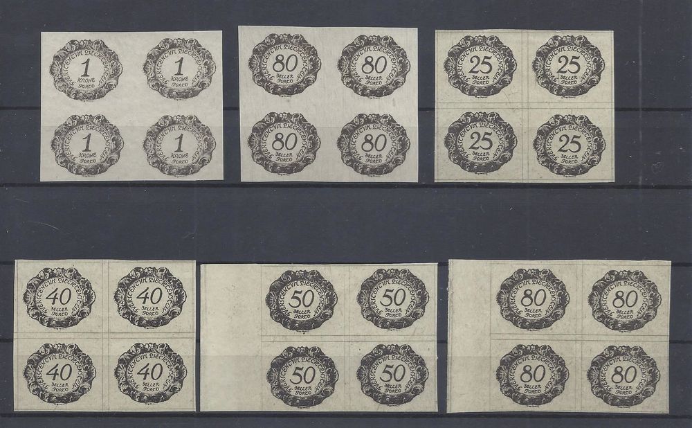 FL Schwarzdrucke im Viererblock | Kaufen auf Ricardo