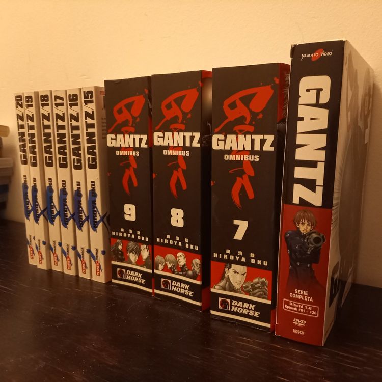 GANTZ Hiroya Oku Omnibus - manga + anime - ITA / EN (Usato) a ...