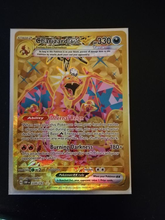 Charizard ex Gold Hyper Rare (Obsidian Flames) (Gebraucht) in Adliswil ...