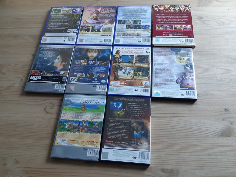 Rollenspiel / RPG Games Sammlung 10 PS2 Playstation 2 Spiele (Gebraucht ...