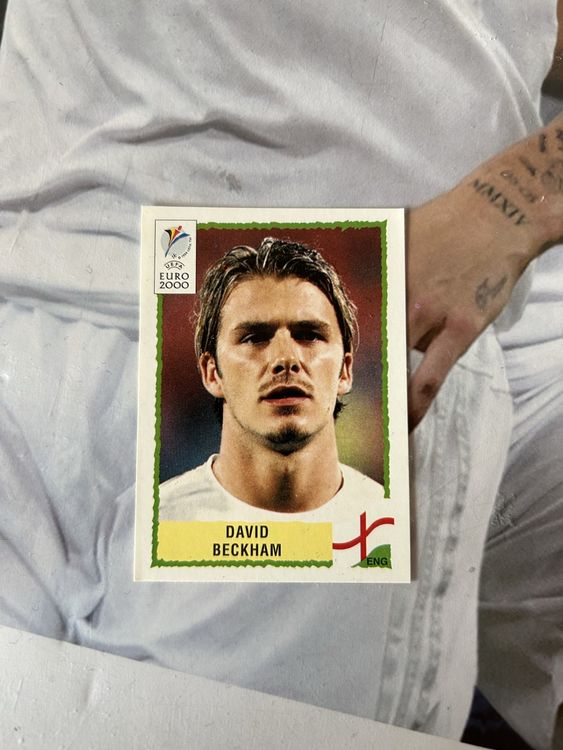 David Beckham Panini Sticker EURO 2000 England nr85 (Neu und ...