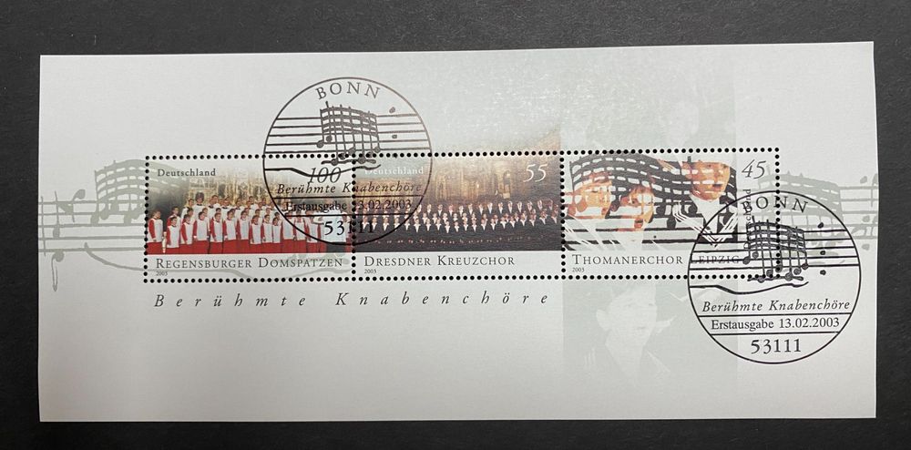 Deutschland 2003 Block 61 (Gebraucht) in Oberhofen am Thunersee für CHF ...