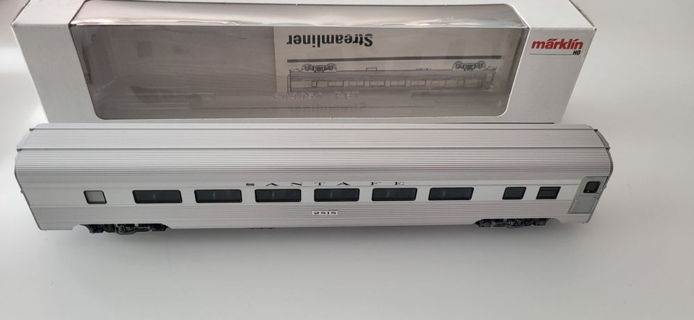 Märklin 43601 Streamliner Coach Santa Fe H0 AC OVP (Neu (gemäss ...