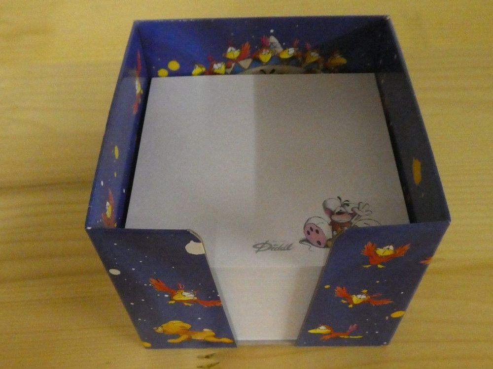 Diddl-Zettelbox blau | Kaufen auf Ricardo