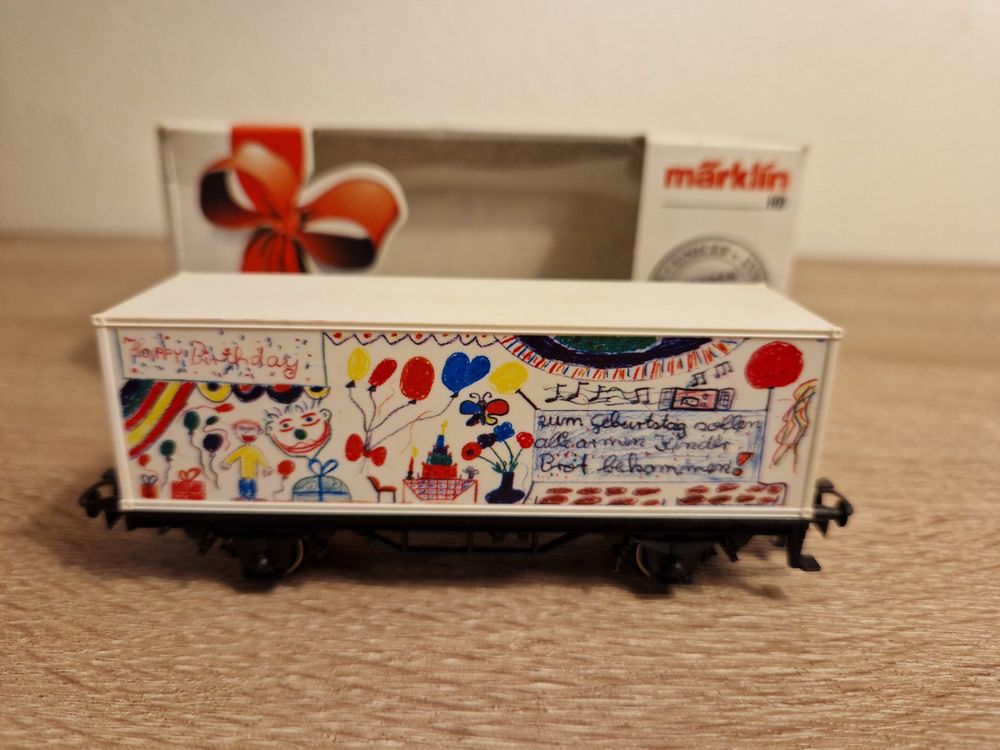 Märklin 4426 Containerwagen Happy Birthday H0 OVP NEU (Neu und ...