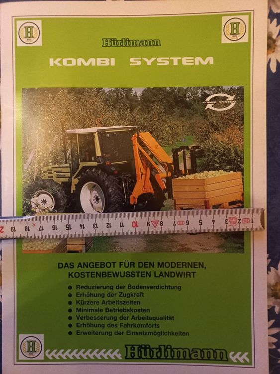 Oldtimer Traktor Prospekt - Katalog Hürlimann Kombi Deutsch | Kaufen ... Oldtimer Traktor Prospekt - Katalog Hürlimann Kombi Deutsch | Kaufen ...