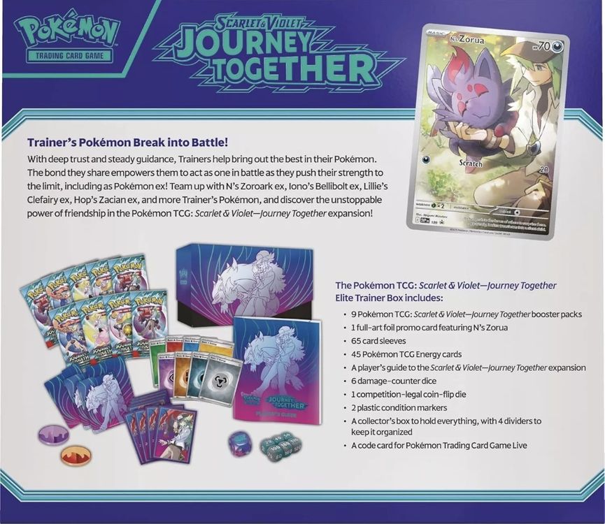 Pokémon Journey Together ETB EN (Neu und originalverpackt) in Niederglatt ZH für CHF 65 – mit ...