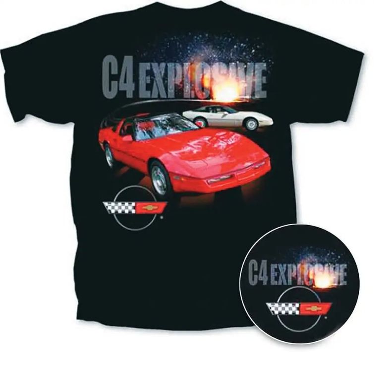 Corvette C4 T Shirt Explosive Black Kaufen Auf Ricardo