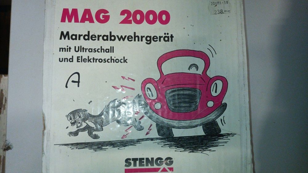 MAG 2000 Marderabwehrgerät mit Ultraschall und Stromschlag | Kaufen auf ...