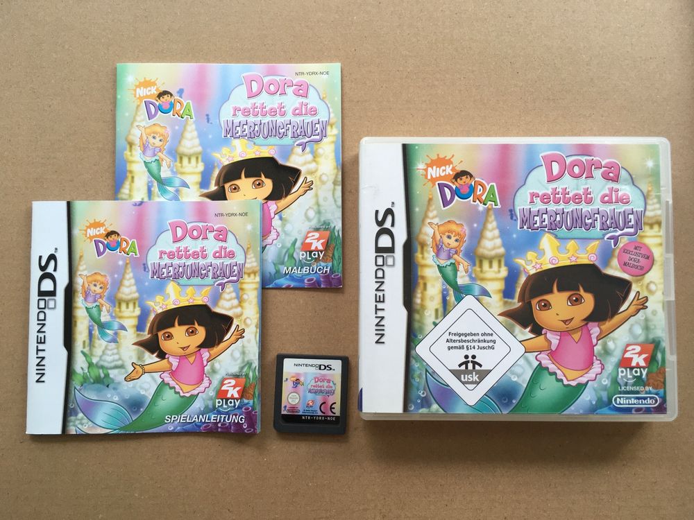 Dora rettet die Meerjungfrauen für Nintendo DS (Gebraucht) in St.Gallen für CHF 17.9 – mit ...