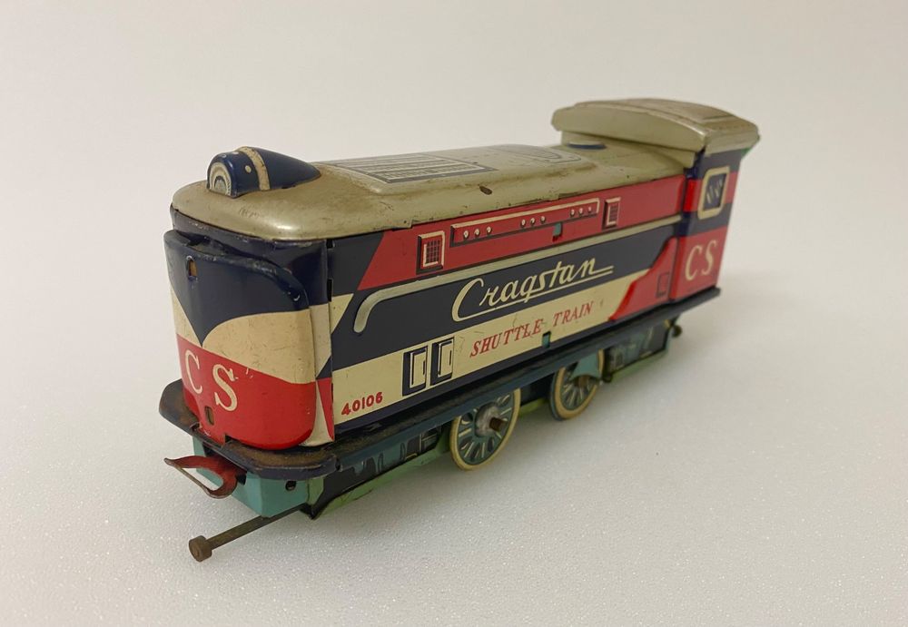 Vintage 1950er Cragstan Shuttlezug Zinn Blechspielzeug Japan (Gebraucht ...