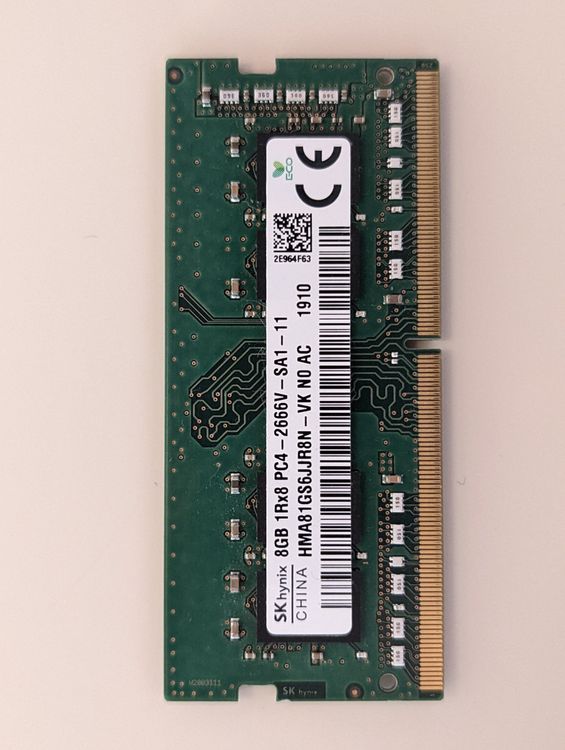 8GB DDR4 SODIMM RAM Module ab CHF 1 (Gebraucht) in Lugaggia für CHF 17 ...