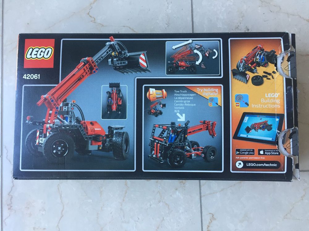 LEGO TECHNIC 42061 - Teleskoplader und Abschleppwagen (Gebraucht) in ...