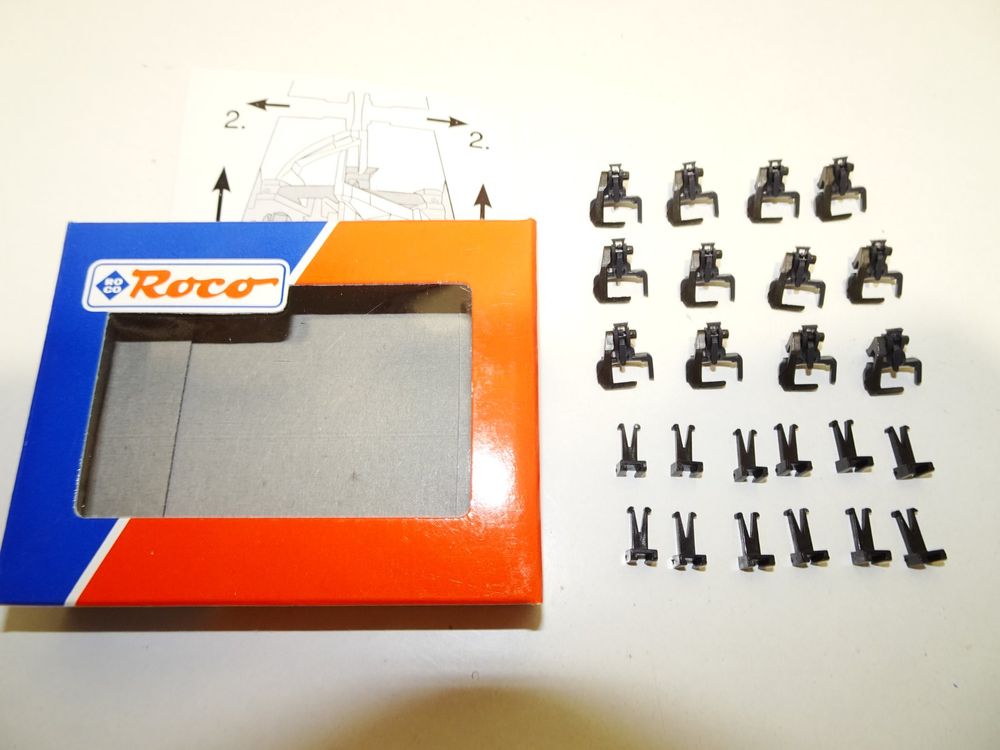 12 Roco Kupplungen Höhenverstellbar HO 40351 (Neu (gemäss Beschreibung ...