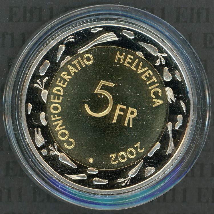 CHF___5.00 2002 Escalade Genève PP 5 Franken (Neu (gemäss Beschreibung)) in Widnau für CHF 30 ...