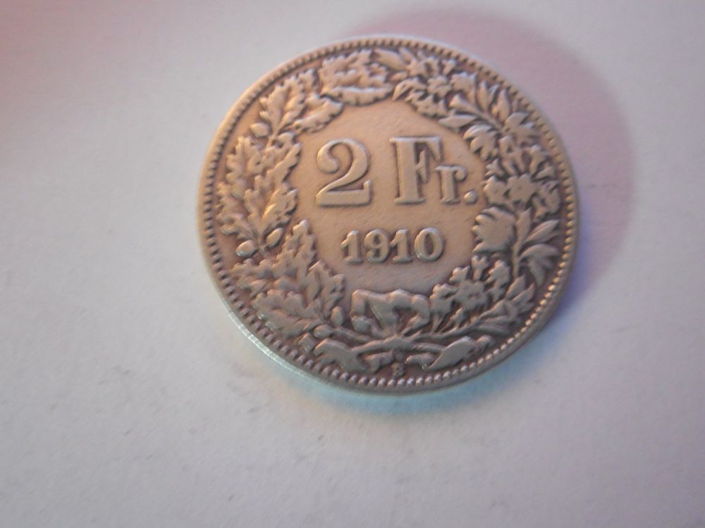 2 Fr. 1910 silber (Gebraucht) in Kriegstetten für CHF 7.35 – mit Lieferung auf Ricardo kaufen