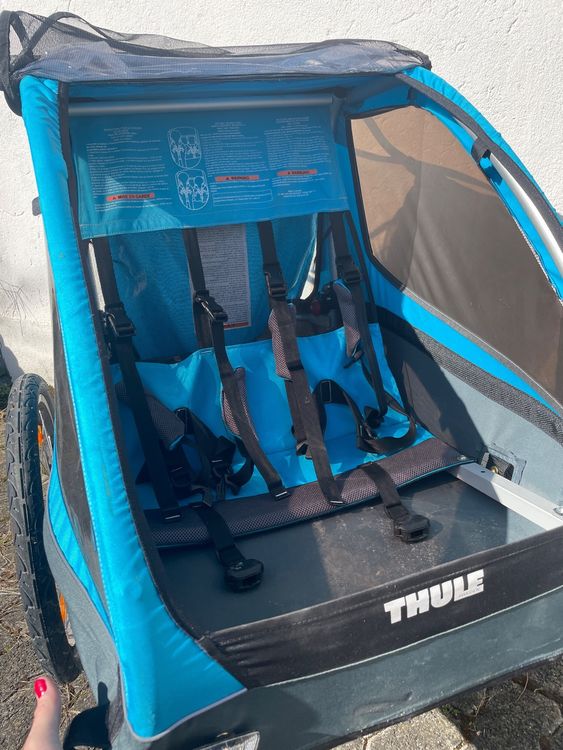 Thule Chariot Coaster XT 2Plätzer/Zweisitzer- Veloanhänger (Gebraucht ...