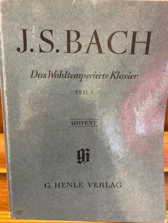 J.S. Bach - Das Wohltemperierte Klavier - Urtext Edition ... (Gebraucht) in Basel für CHF 2 ...