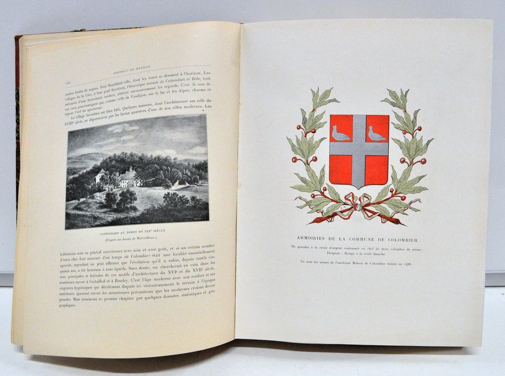 Le canton de Neuchâtel, district de Boudry 1912 (Gebraucht) in ...