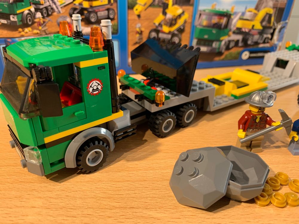 Lego City Grubbenbagger mit Transporter ( 4203) (Gebraucht) in ...