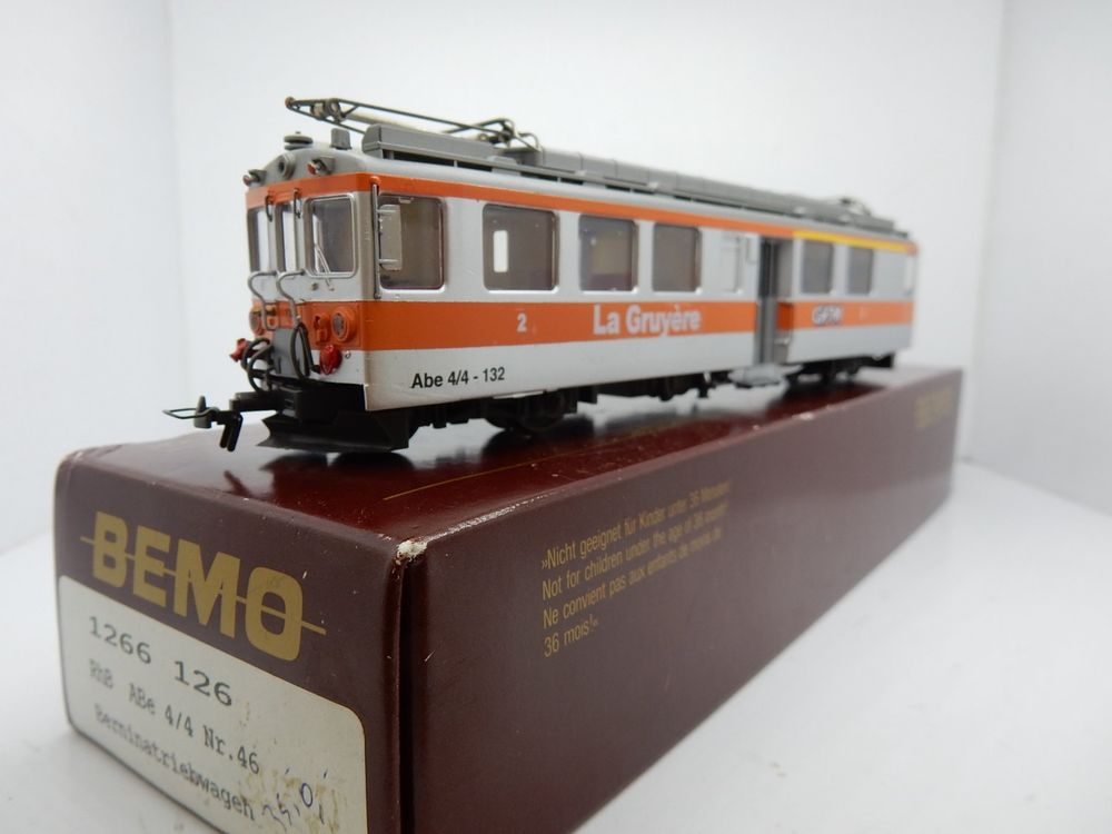 Hom- Bemo - "GFM" Motrice ABe 4/4 132 (Dummy) (OVP) (Gebraucht) in ...