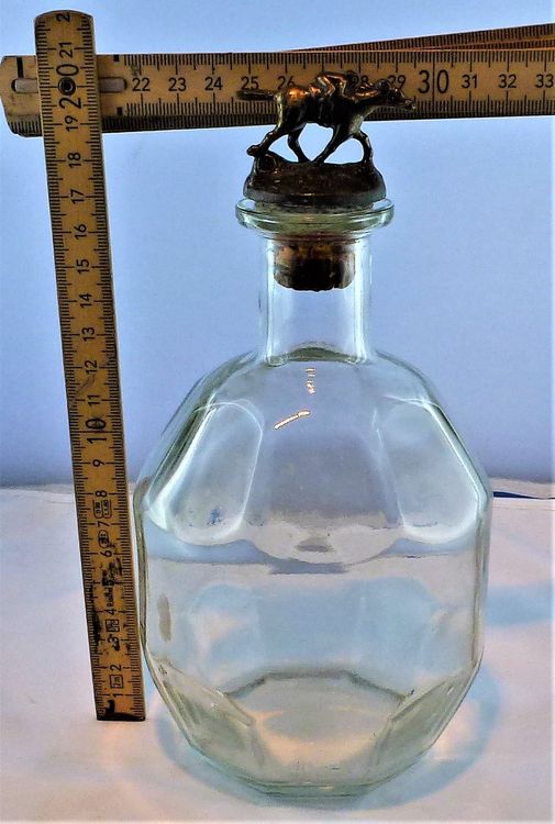 Flasche mit Pferd und Reiter als Kork-Deckel (Gebraucht) in Murgenthal ...