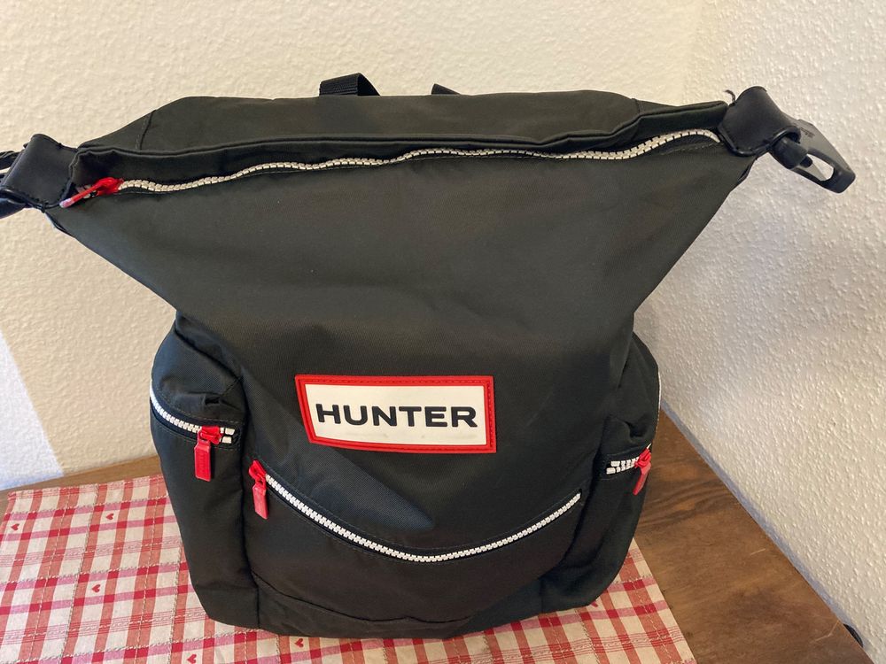 HUNTER Rucksack in neuwertigem Zustand (oliv-braun) (Gebraucht) in ...