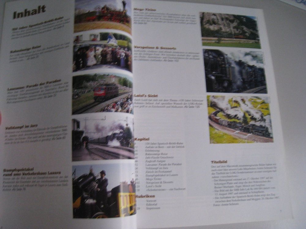 Lokispezial Nummer 15, 150 Jahre Schweizer Bahnen, 1997 (Gebraucht) in Buchs ZH für CHF 15 – mit ...
