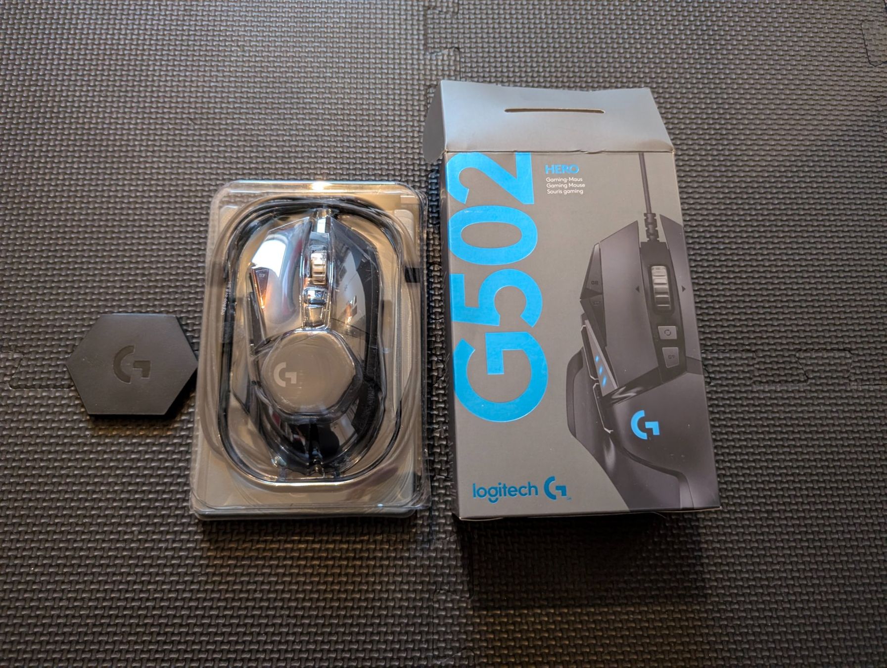 Logitech G502 HERO Gaming Maus – mit Box & Gewichten (Gebraucht) in ...
