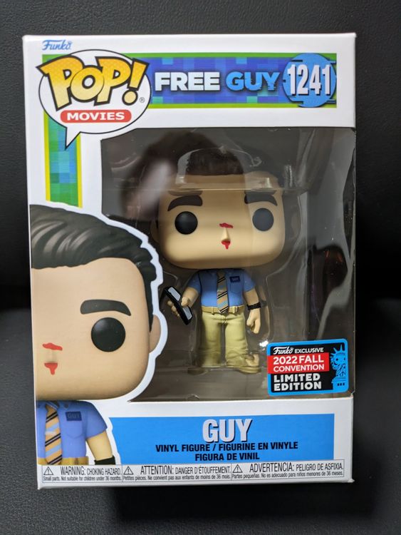 Funko Pop! Movies - Free Guy - Guy #1241 (Neu und originalverpackt) in ...