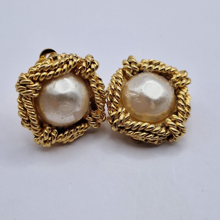 Vintage Chanel Ohrclips | Kaufen auf Ricardo