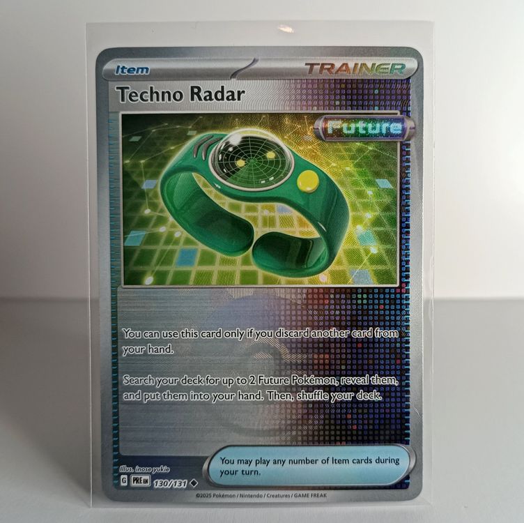 Techno Radar 130/131 Pokeball Pokemon Prismatic Evolutions (Neu (gemäss ...