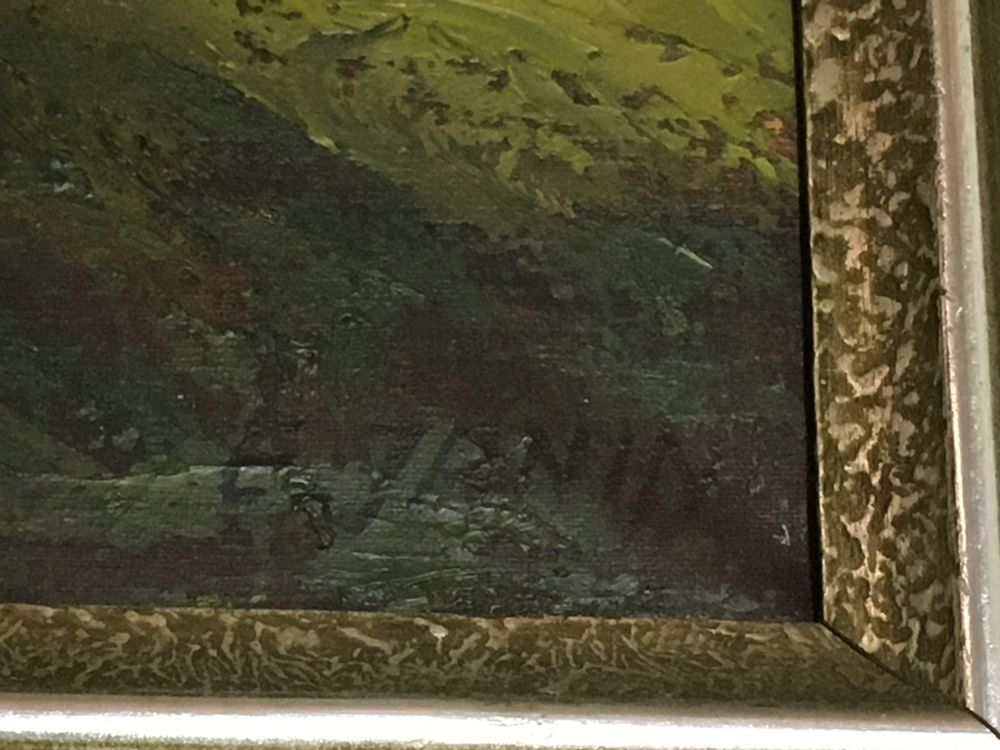 Landschaftsbild vom Schweizer Maler E. Janin (Gebraucht) in Seuzach für CHF 150 – nur Abholung ...