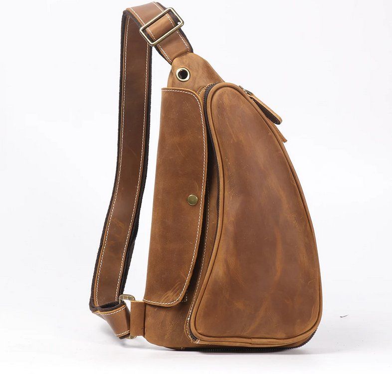 Große XL Umhängetasche Crazy Horse Leder für Herren (Neu und ...