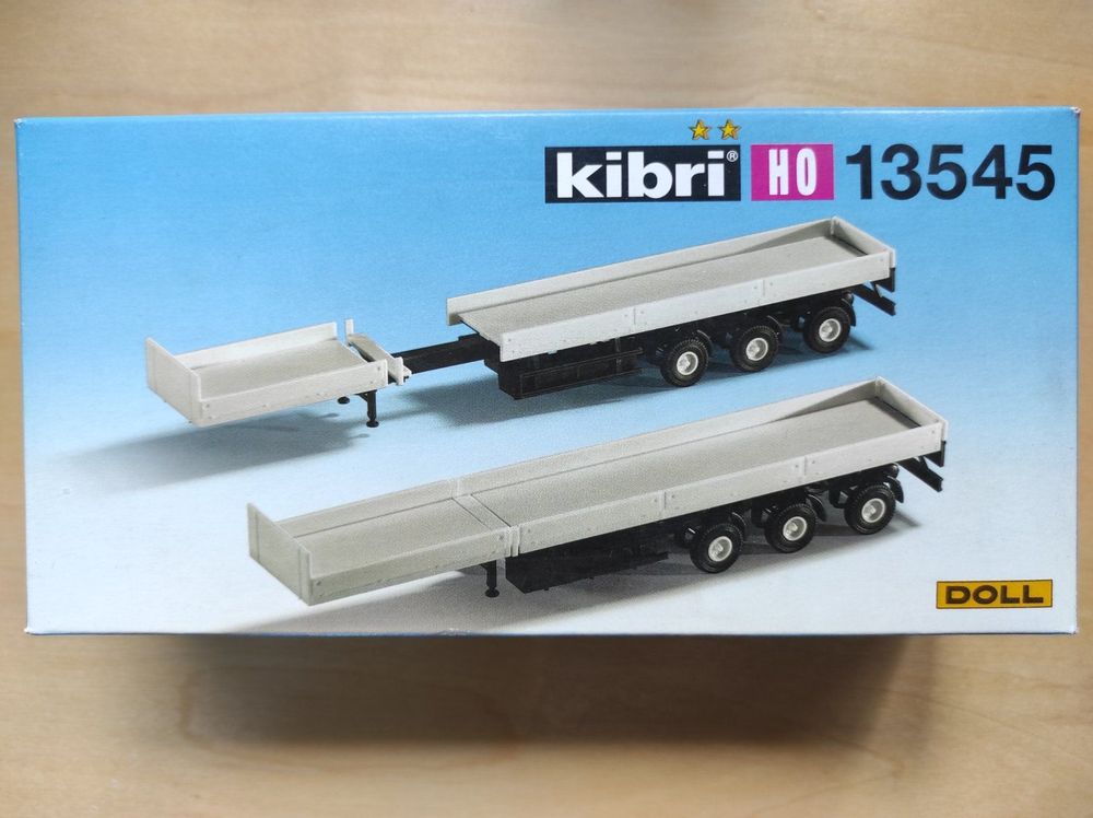 Doll Vario-Sattelauflieger 2 Stück, Bausatz von Kibri 1/87 (Neu und ...
