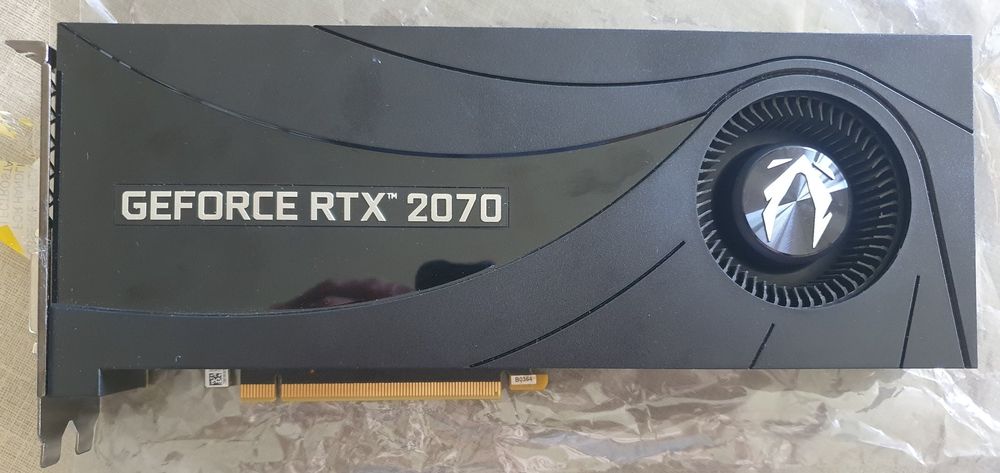 Carte 3D graphique gaming NVidia RTX 2070 Zotac blower 8GB (Gebraucht) in Petit-Lancy für CHF ...