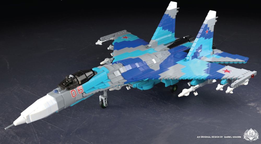 Brickmania Su-27S Flanker-B All-Weather Air-Superiority Jet (Neu und originalverpackt) in ...
