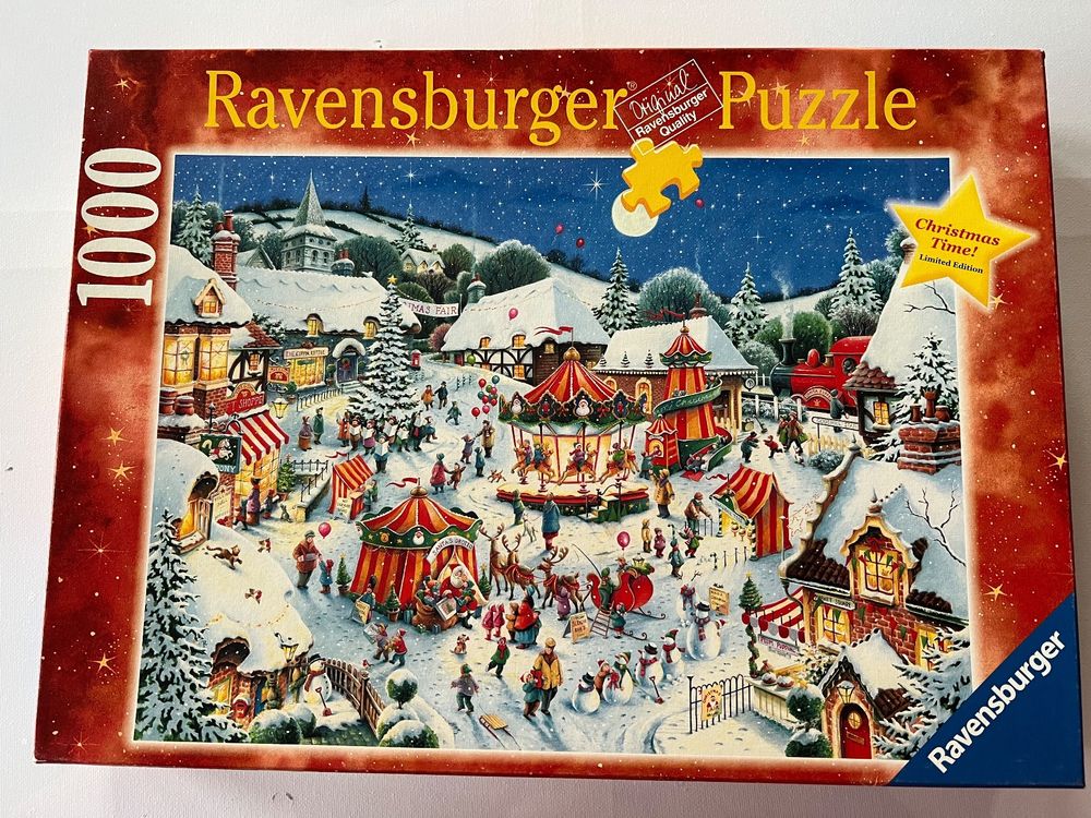 Puzzle 1000er Weihnachten (Gebraucht) in Heitenried für CHF 3 – mit ...