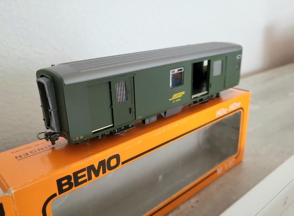 Bemo H0m RhB Gepäckwagen 3269 101 D 4210 orange OVP (Neu (gemäss ...