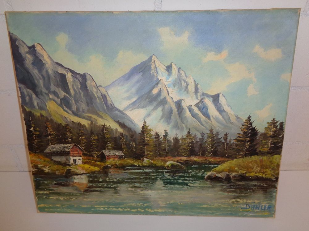 OELGEMÄLDE LENZERHORN LENZERHEIDESEE LENZERHEIDE GRAUBÜNDEN (Gebraucht) in Henggart für CHF 45 ...