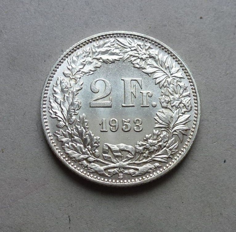 ++ 2.- Franken 1953, gute Erhaltung | Kaufen auf Ricardo