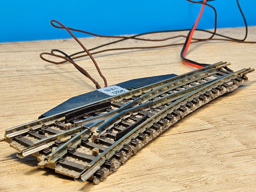 Fleischmann _ Elektro Weiche stromführend links _ Spur N (Gebraucht) in ...