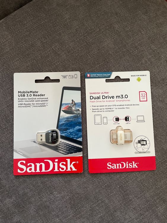SanDisk USB Stick Adapter microSD (Neu und originalverpackt) in ...