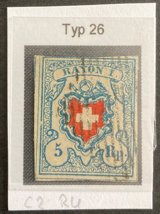 RAYON I 1851, 17II, T26, C2, SBK 200Fr. | Kaufen auf Ricardo