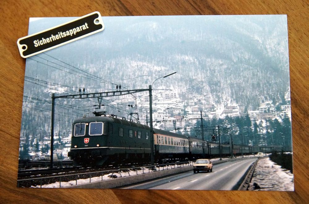 SBB Re 6/6 Nr. 11665 "Ziegelbrücke" - Maroggia-Melide, 1978 (Gebraucht ...