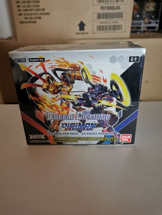 Digimon Card Game - Double Diamond Booster Display BT06 EN (Neu und ...