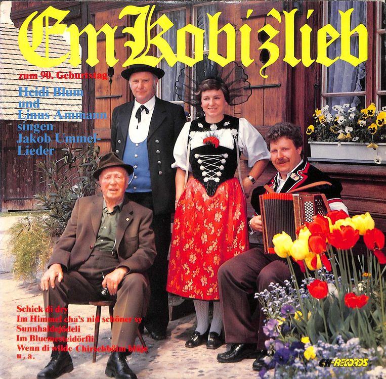 LP: Heidi Blum und Linus Ammann singen Jakob Ummel-Lieder (Gebraucht) in Trimmis für CHF 1 – mit ...